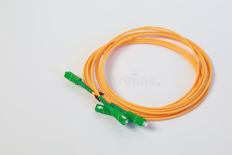 Fiber Optic Cable for Fast Internet Stock Photo - Image of connection ...