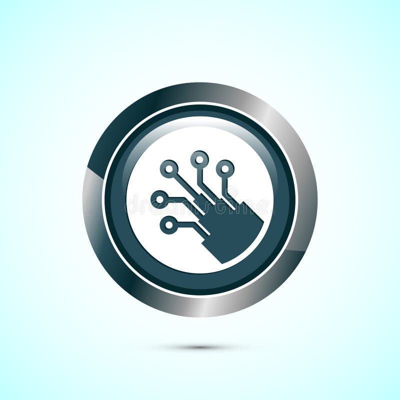 Fiber Optic Cable Icon Design Illustration. Electric Wire Sign, Digital ...