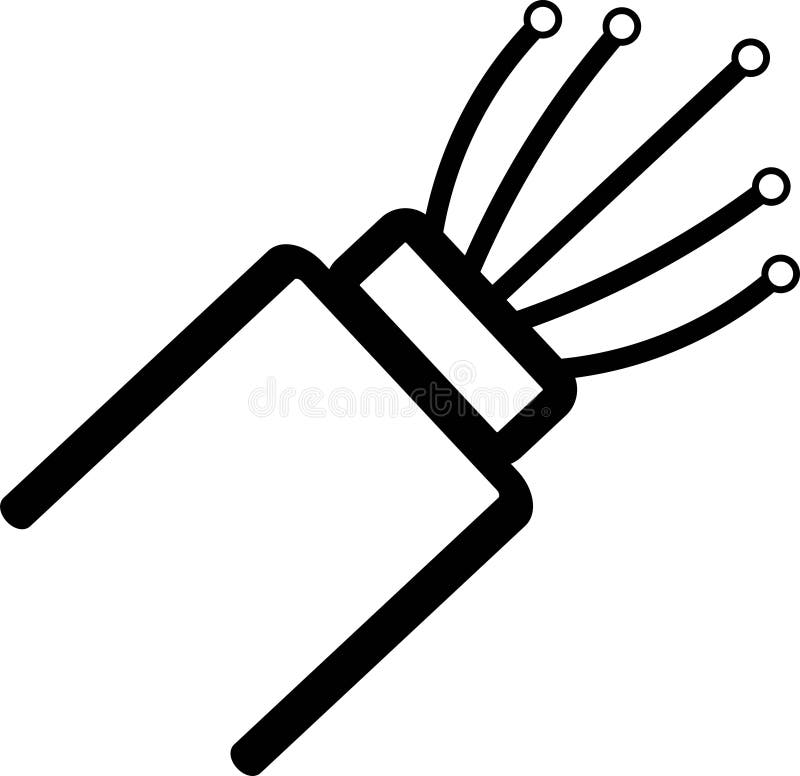 Fibre Optic Cable Symbol Stock Illustrations – 444 Fibre Optic Cable ...