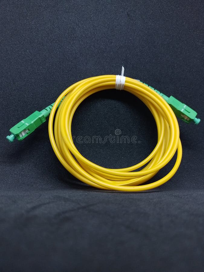 Fiber Optic Cable for Internet Network Stock Photo - Image of cable ...