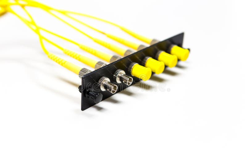 Fiber Optic Cable for Network System Stock Photo - Image of ...