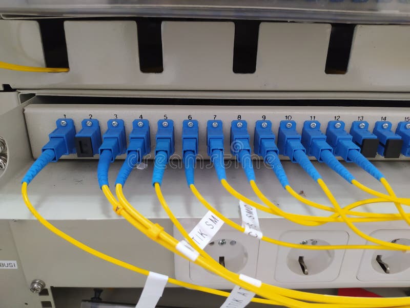 Fiber Optic Cable OTB Terminal Stock Image - Image of terminal, fiber ...