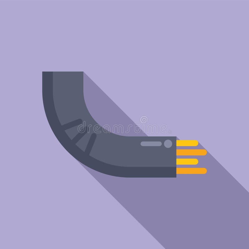 Fiber Optic Cable Transmitting Data with Speed Stock Vector ...