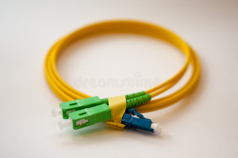 Fiber optic cable on white stock photo. Image of fibre - 83719658