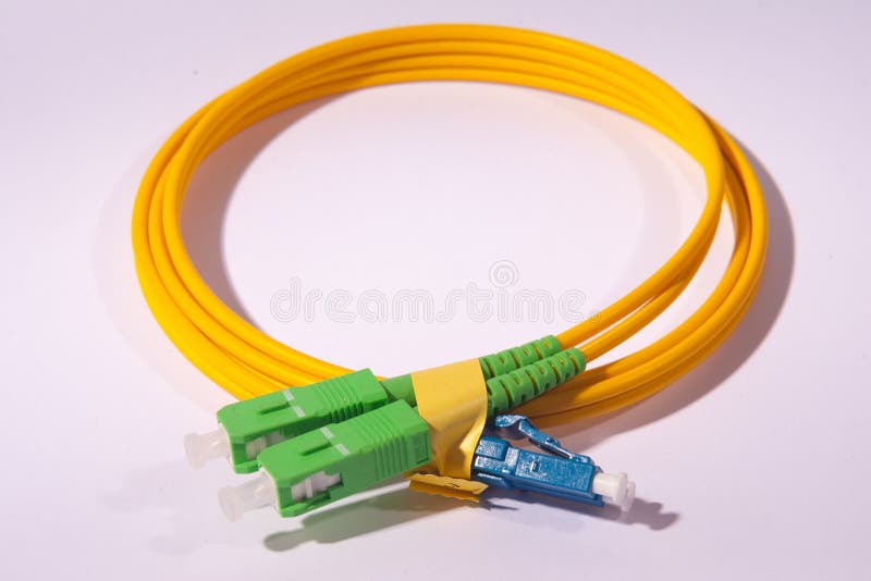Fiber optic cable on white stock photo. Image of fibre - 83719658
