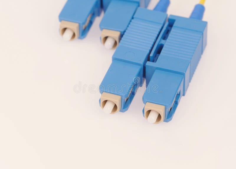 Fiber Optic Cables Isolated on the Grey Background Stock Photo - Image ...