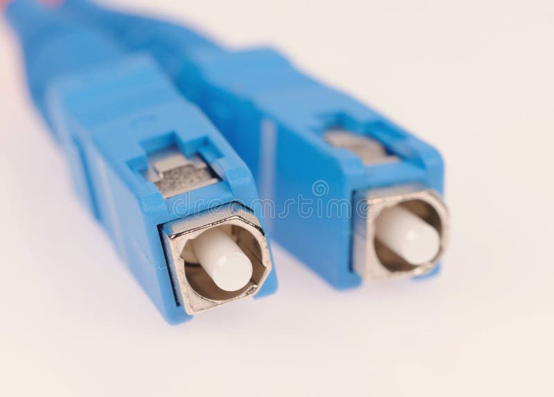 Fiber Optic Cables Isolated on the Grey Background Stock Image - Image ...