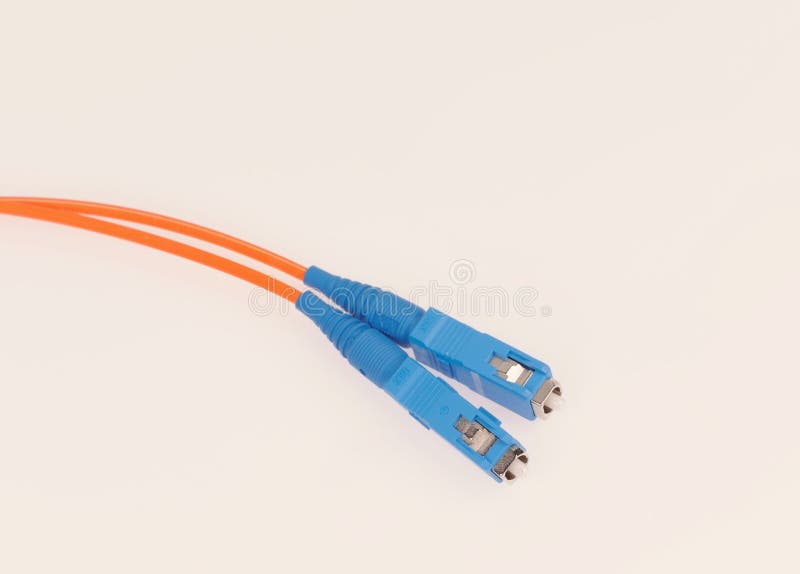Fiber Optic Cables Isolated on the Grey Background Stock Photo - Image ...
