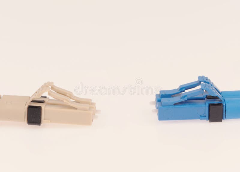 Fiber Optic Cables Isolated on the Grey Background Stock Photo - Image ...