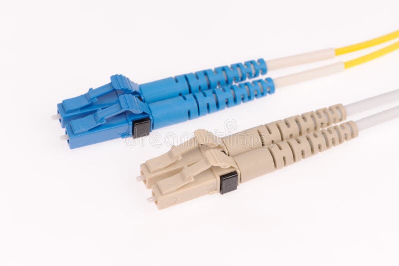 Fiber Optic Cables Isolated on Grey Background Stock Photo - Image of ...