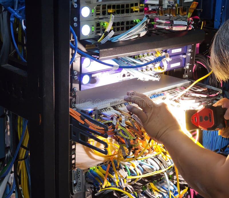 Fiber Optic Cables, Network, System, Server Room System Maintenance by ...