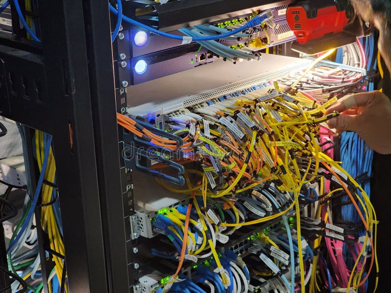 Fiber Optic Cables, Network, System, Server Room System Maintenance by ...