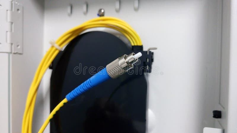 Fiber Optic Connection stock photo. Image of network - 72255564