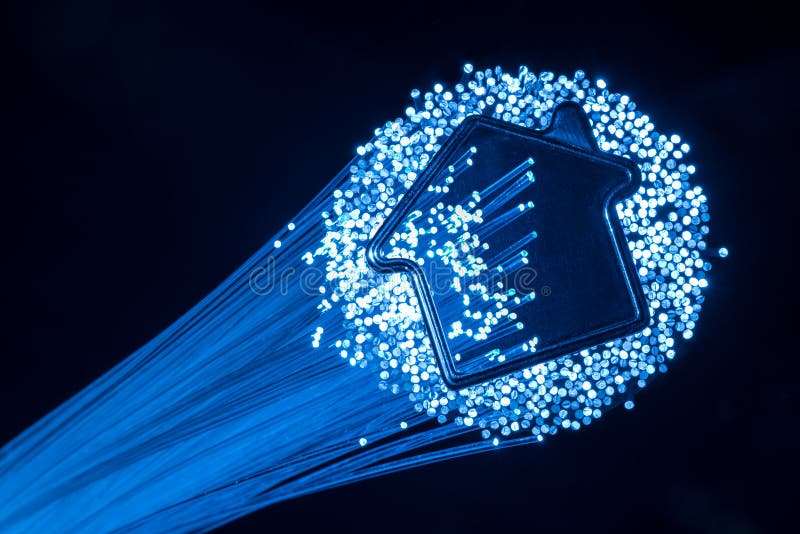 Fiber Optic Connection To Housefiber Optic Connection To House Stock ...