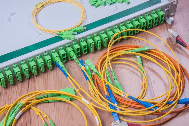 Fiber optic stock image. Image of distribution, repair - 66221465