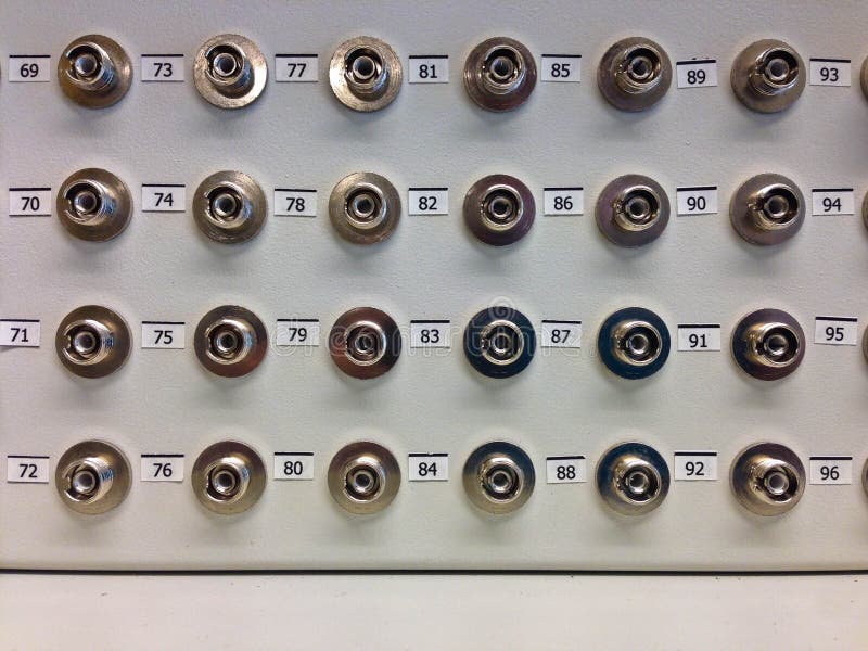 Fiber Optic Distribution Patch Panel Fc Connector Stock Photo - Image ...