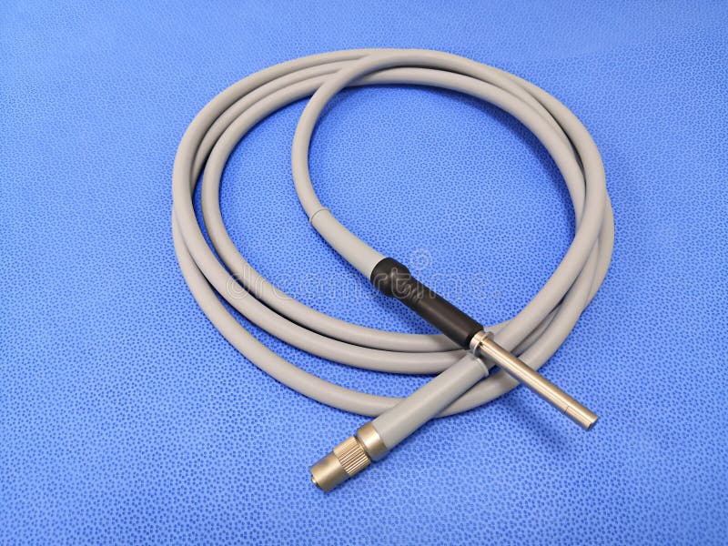 Fiber Optic Light Source Cable Stock Image - Image of instrument ...
