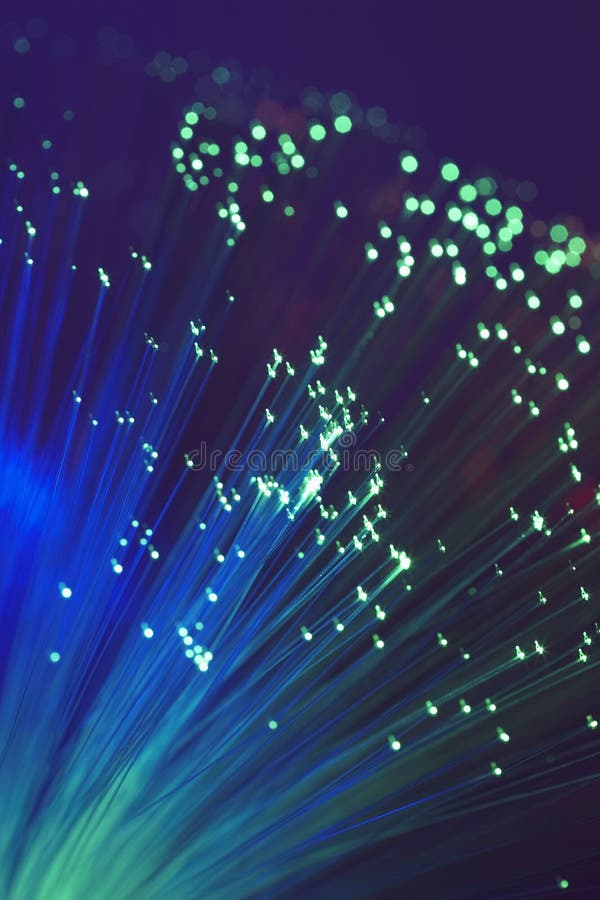 Fiber Optic Cable Running Above Ground in the British Countryside Stock ...