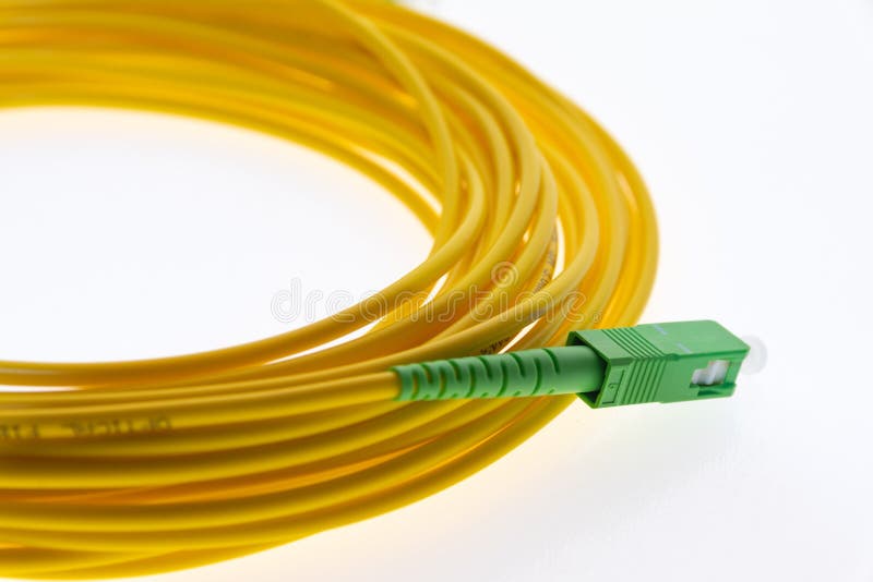 Fiber Optic and Multipair Conductors for Extension Stock Image - Image ...