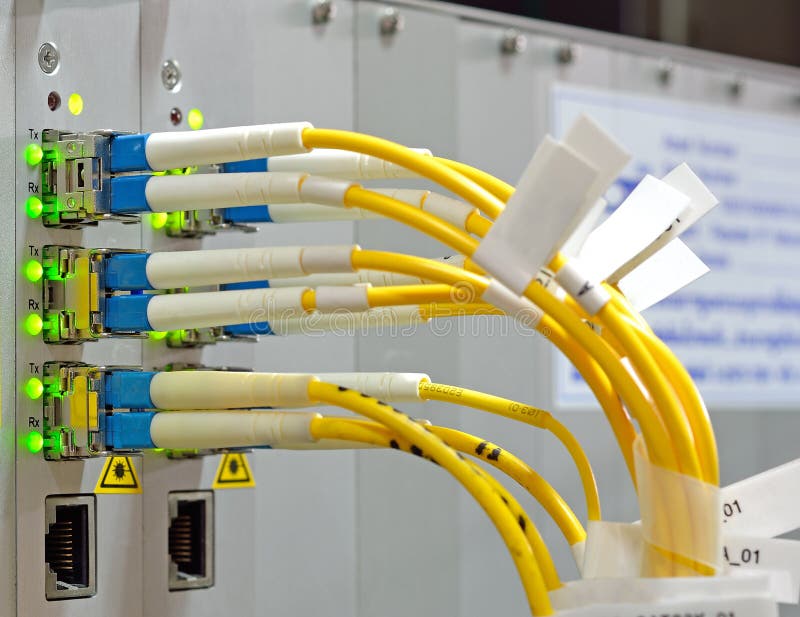 Fiber optic stock photo. Image of communication, center - 63383972