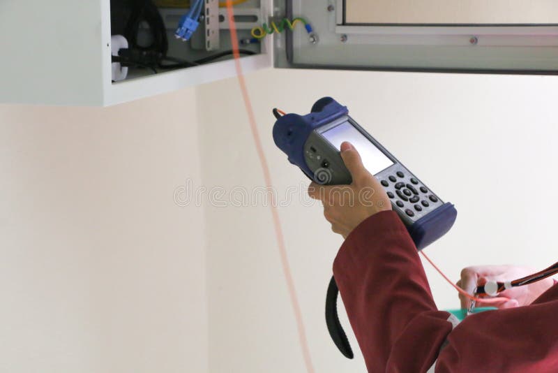 Maintenance Fiber at it Center Control Stock Photo - Image of center ...