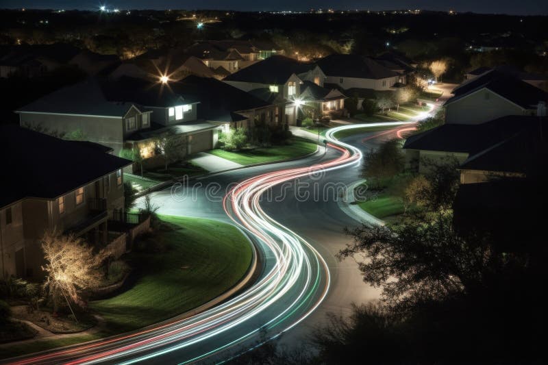 Fiber Optic Speed Line, Image of Modern City Network Communication ...