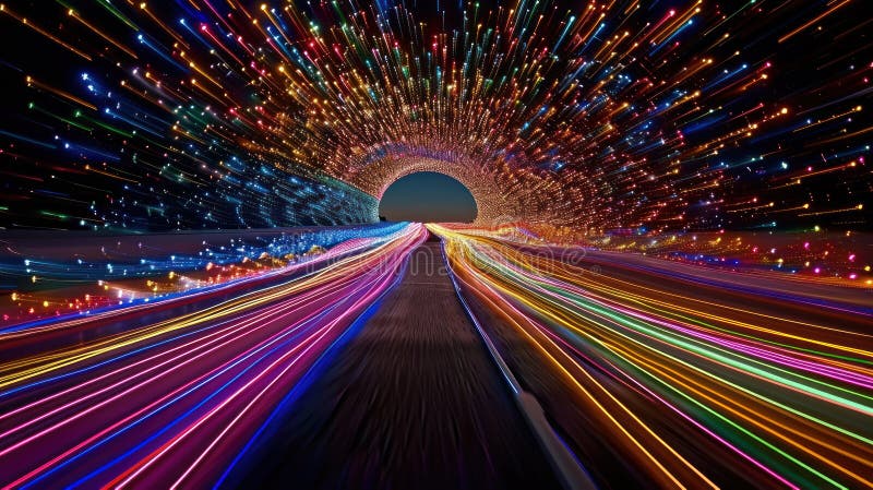 Fiber Optic Symphony: a Vibrant and Dynamic Display of Digital Art in ...
