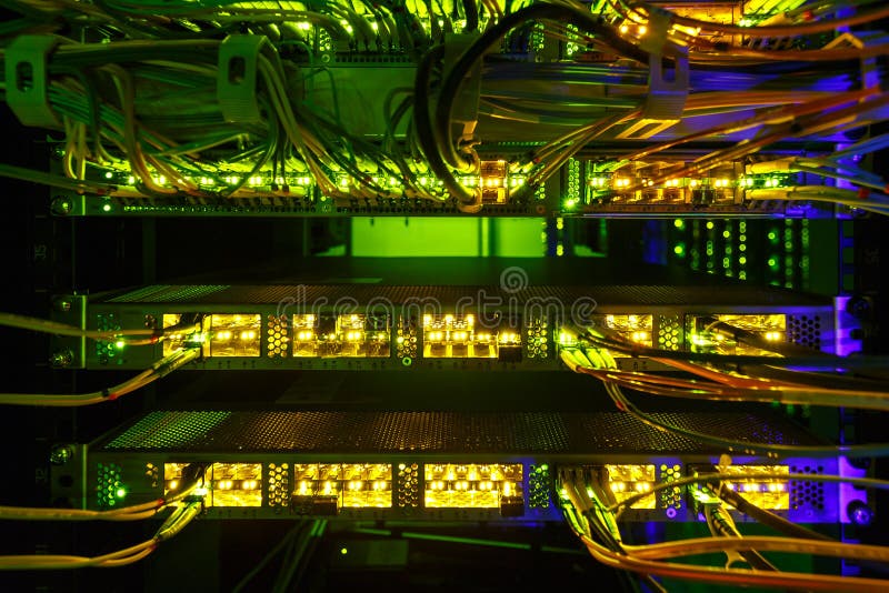 Fiber Optical Connector Interface. Information Technology Computer ...