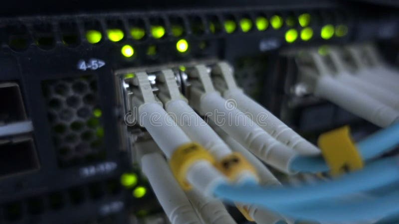 Fiber Optical Connector Interface. Information Technology Computer ...