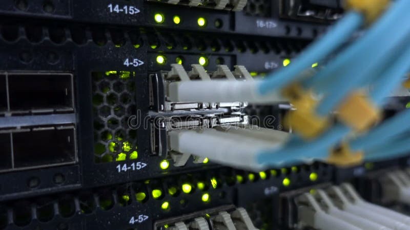 Fiber Optical Connector Interface. Information Technology Computer ...