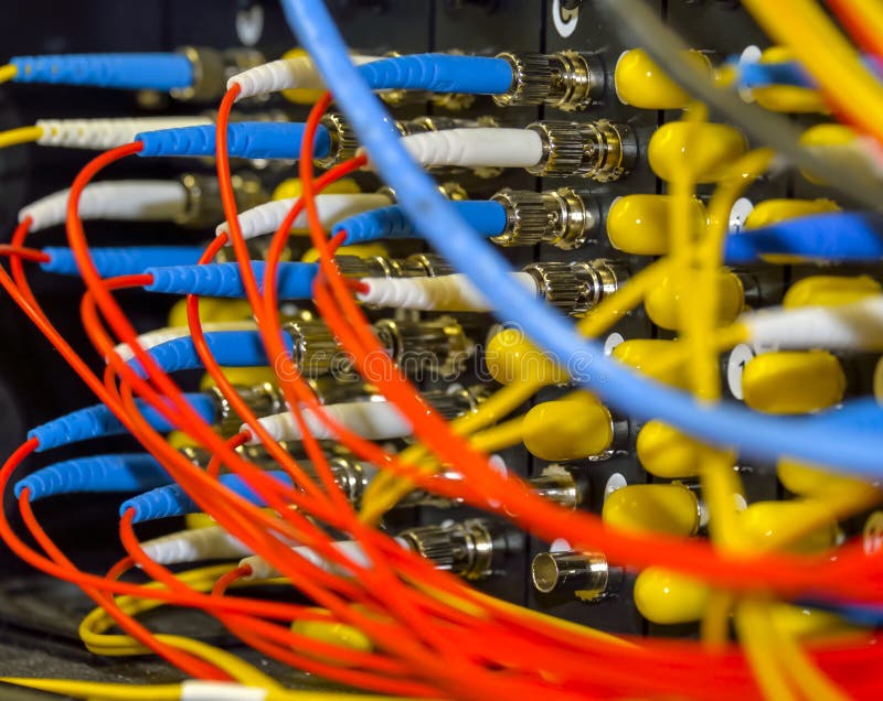 Fiber Optical Cross Connect Patch Bay Editorial Photo - Image of ...