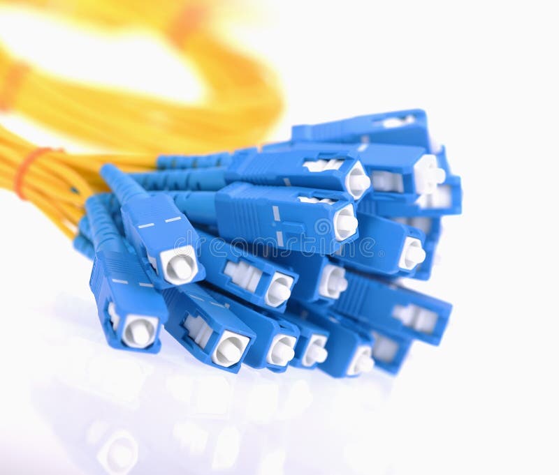 Fiber Optical Network Cable Stock Image - Image of business, high: 40509509