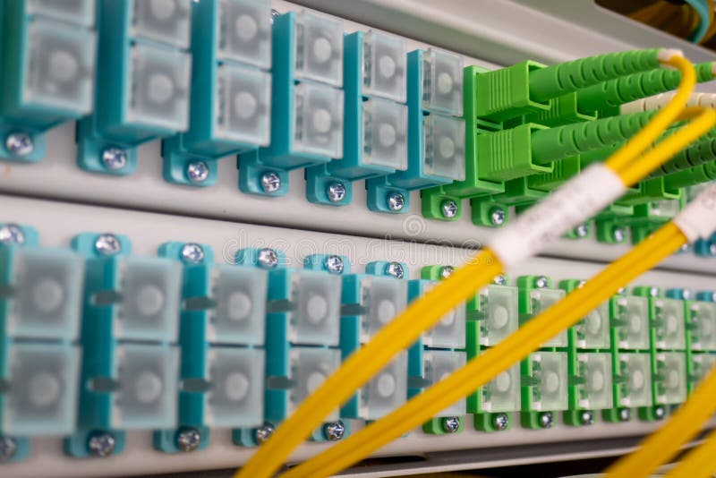 Network LAN patch panel stock photo. Image of panel, optic - 40259216
