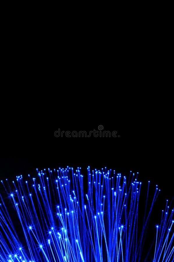 Blue fiber optics stock image. Image of digital, beautiful - 4133751