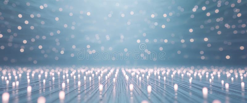 Fiber Optics Background with Lots Light Spots Stock Photo - Image of ...