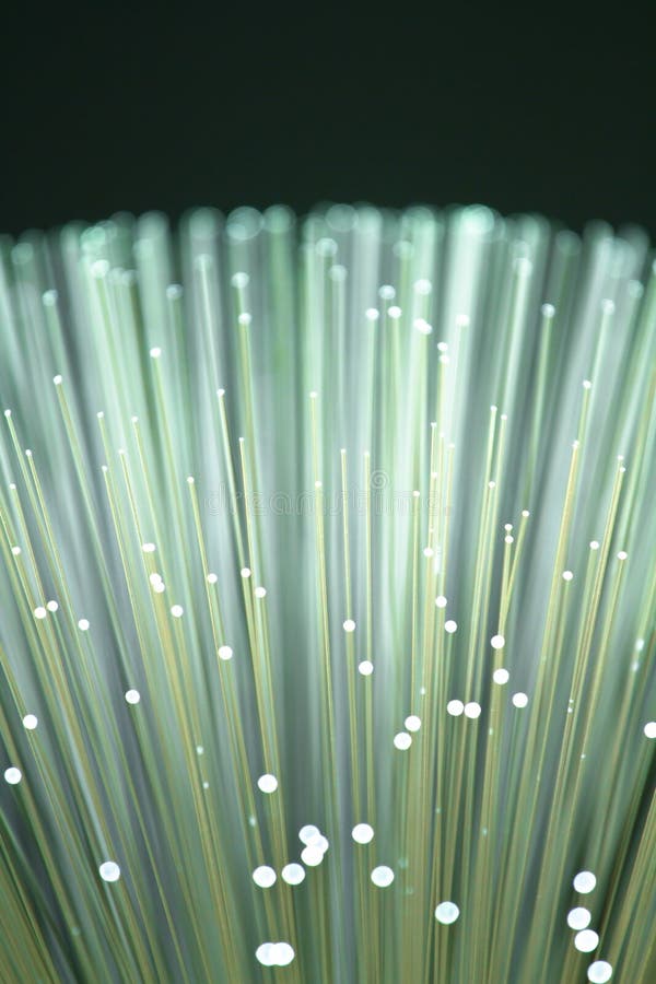 Fiber Optics Close-up, Modern Computer Stock Image - Image of abstract ...