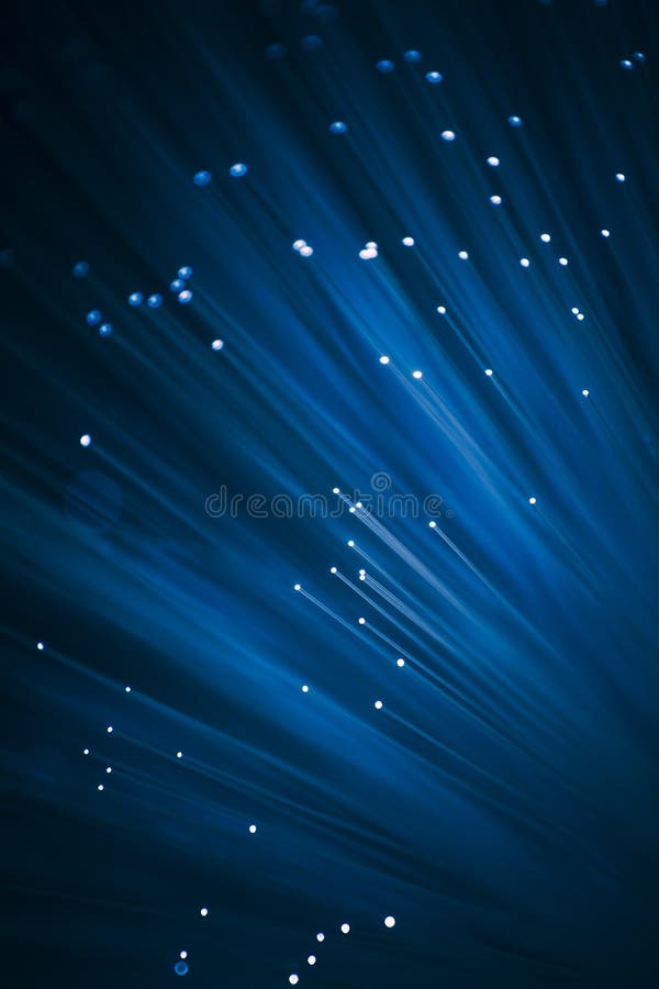 Fiber Optics Close-up, Modern Computer Stock Image - Image of fibre ...