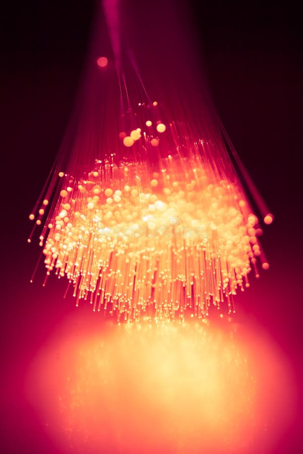 Fiber Optics Light Background Stock Image - Image of closeup, fiber ...