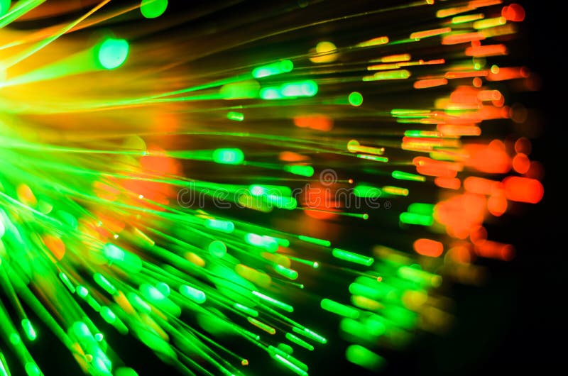 Fiber Optics Lights Abstract Stock Photo - Image of fiber, concept ...