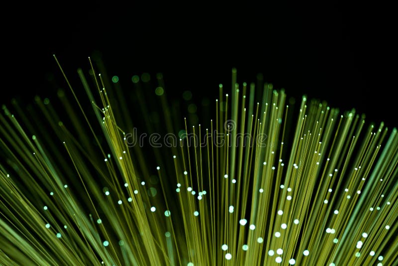 Fiber Optic Computer Cables Stock Photo - Image of fiber, computer: 2543844