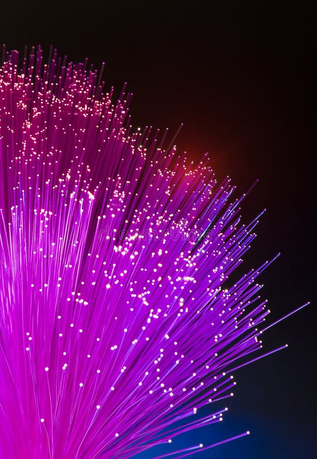 Fiber optics network cable stock photo. Image of background - 181846552