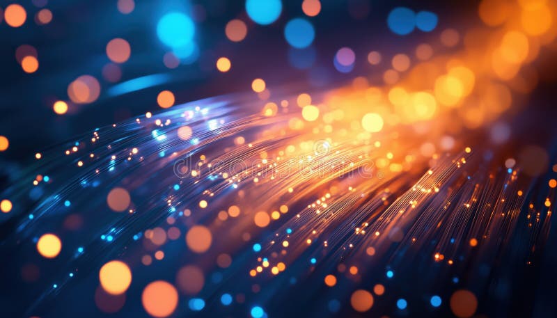 Fiber Optics stock image. Image of speed, cable, data - 368305961