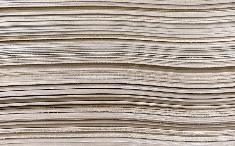 Fiberboard Sheets in a Stack. Hardboard for Thermal Insulation and ...