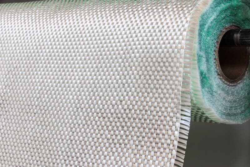 Fiberglass Fabric Composite Roll Material Stock Photo - Image of carbon ...