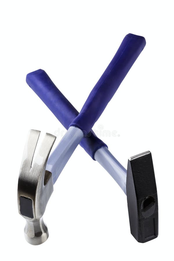 Fiberglass hammers stock image. Image of background, blue - 36840331