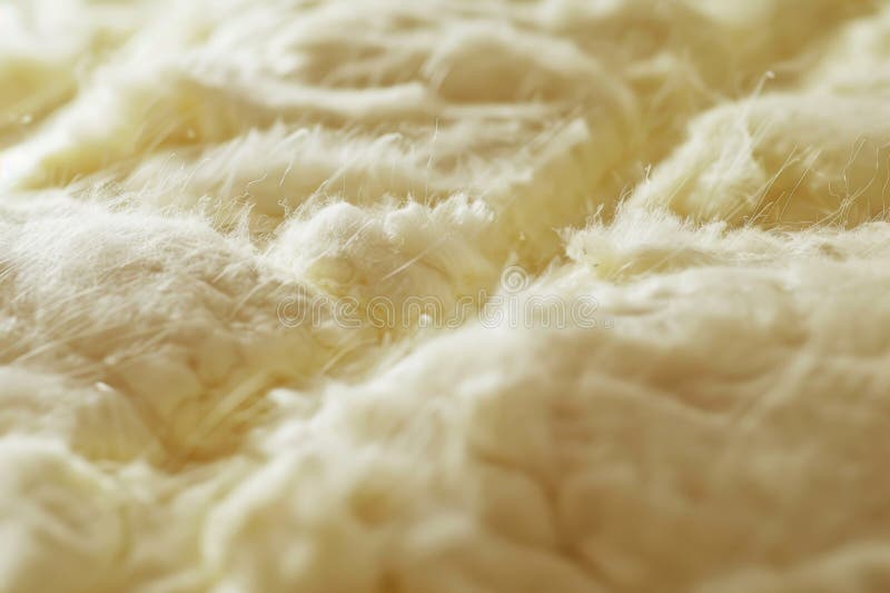 Fiberglass Insulation Panel Close-up View Stock Illustration ...