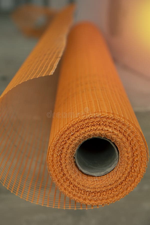 Fiberglass Mesh Reinforcement Stock Image - Image of house, home: 340456785