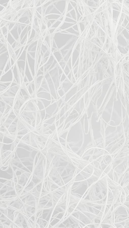 Fiberglass Strands in Translucent White Creating Intricate Web Like ...