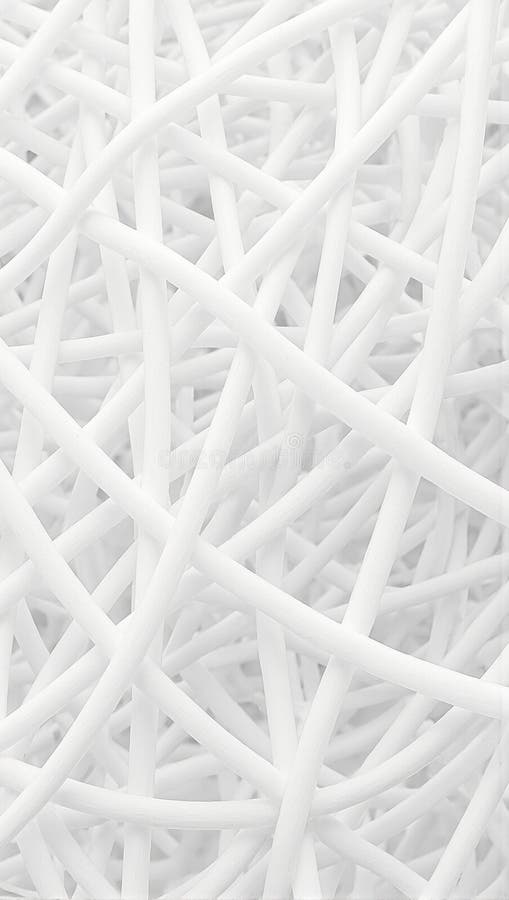 Fiberglass Strands in Translucent White Creating Intricate Web Like ...