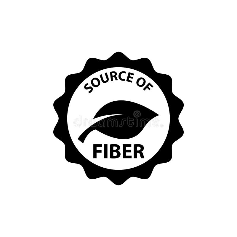 Fibersymbol, Vektorillustration Vektor Illustrationer - Illustration av ...